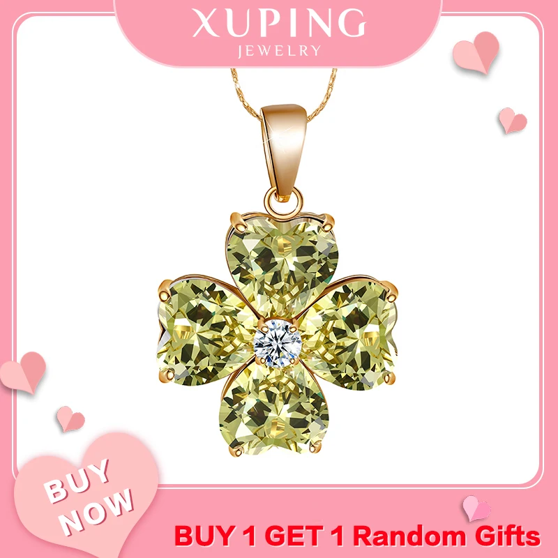 Xuping Jewelry Fashion Style Flower Design Women Pendant With Gold ...