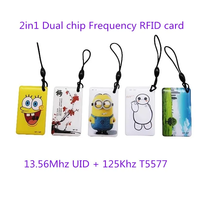 Dual-Chip-Frequenz-RFID-13-56-Mhz-1K-UID-und-EM4305-oder-t5577-125-kHz ...