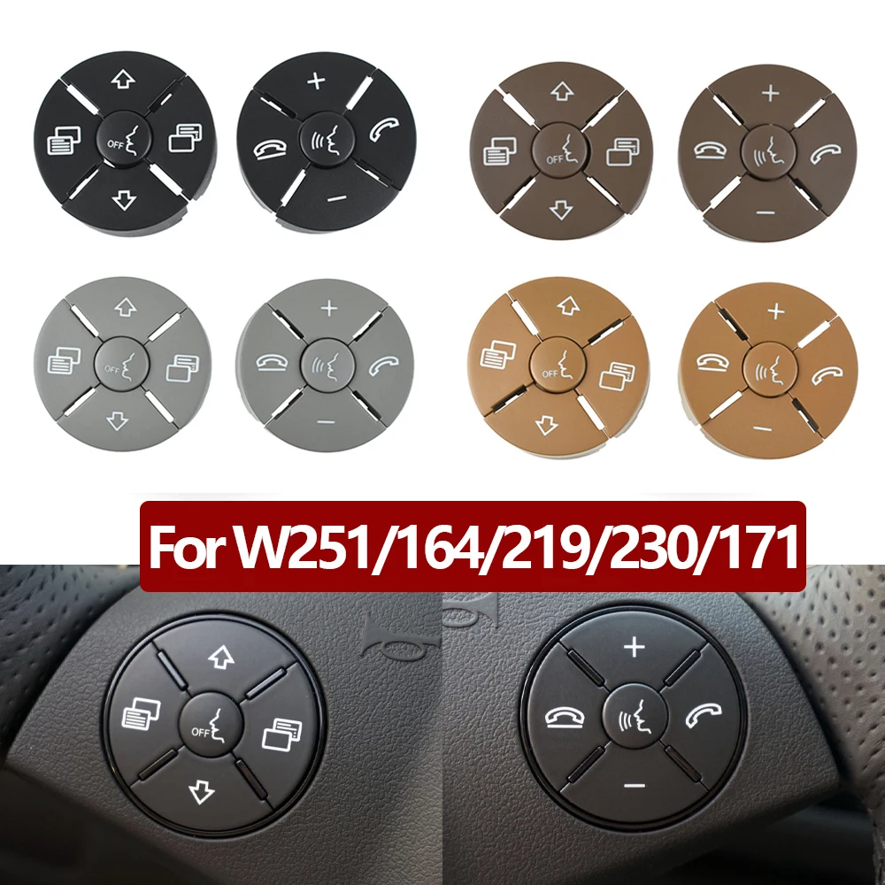 Car Multi-function Steering Wheel Push Buttons For Mercedes Benz R Ml ...