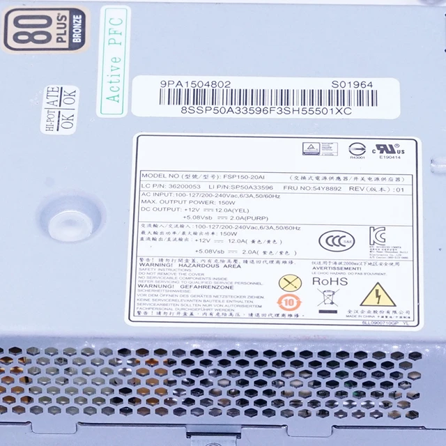 Original PSU For Lenovo 510 560 700 710 7100 150W Power Supply APA005 ...