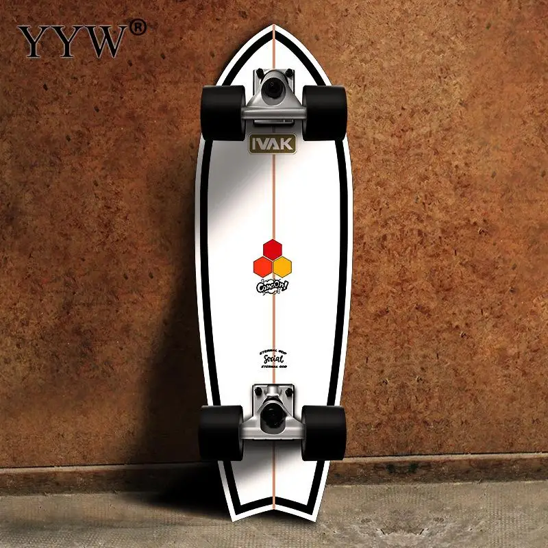 81cm-CX7-Land-Surfboard-Maple-Skateboard-4-Pu-Wheels-Professional-Surf ...
