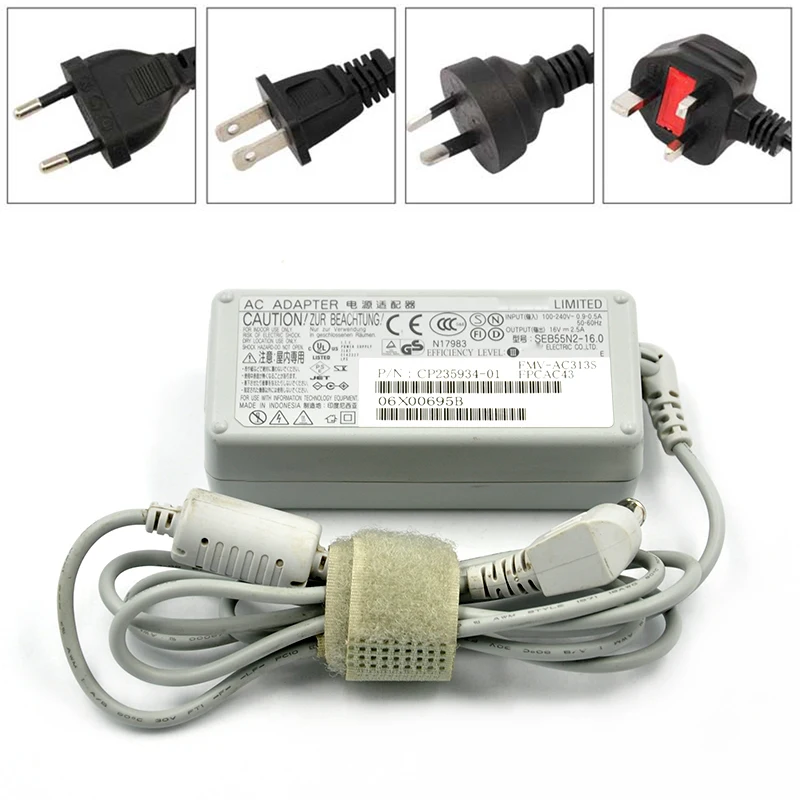 Used Power Supply AC Adapter 16V 2.5A For Fujitsu Scanner PA03656 B005 ...