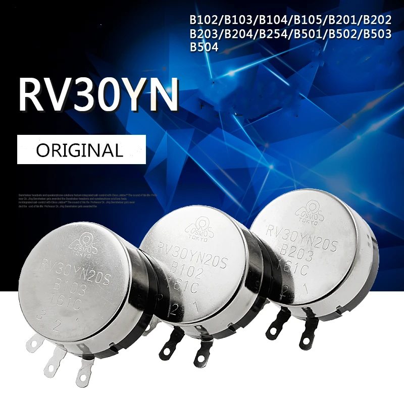 5pcs-Potentiometer-RV30YN20S-B102-B202-B502-B103-B503-B204-B105-5K-10K ...