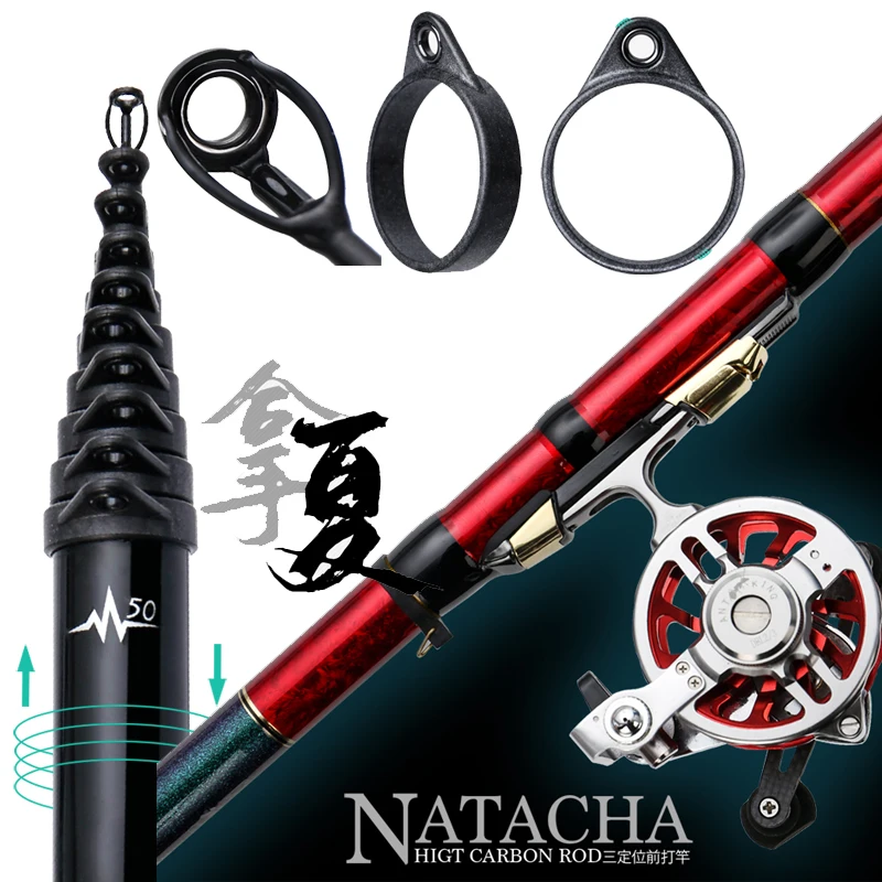 AFuLure Front end Fishing Rod 4m 5m 6m 7m Telescopic Rod Light Front ...