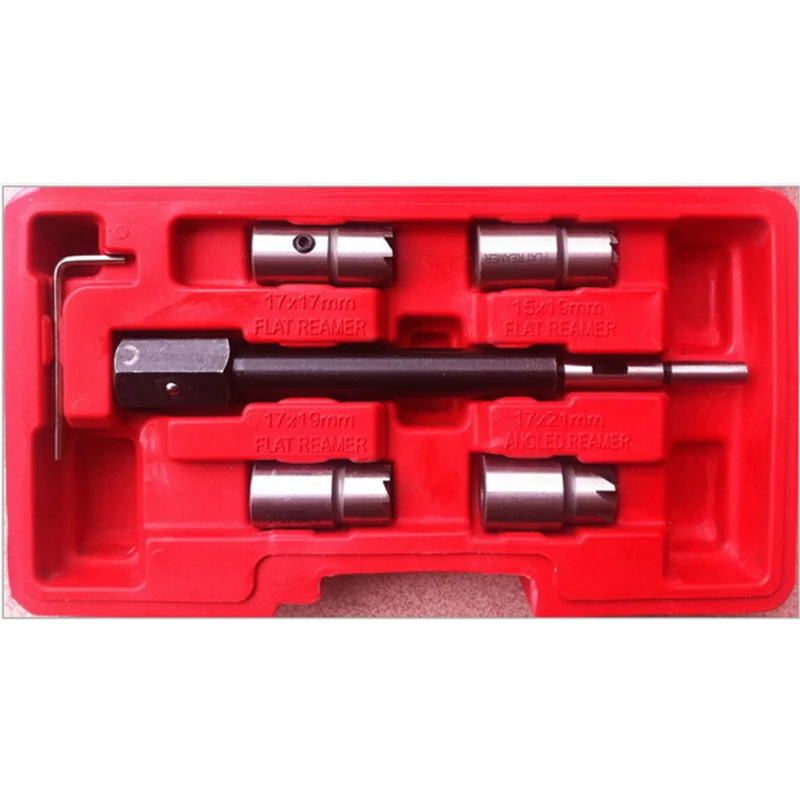 5pc Diesel Injector Cleaner Seat Kit Engine Diesel Injector Seat Cutter ...