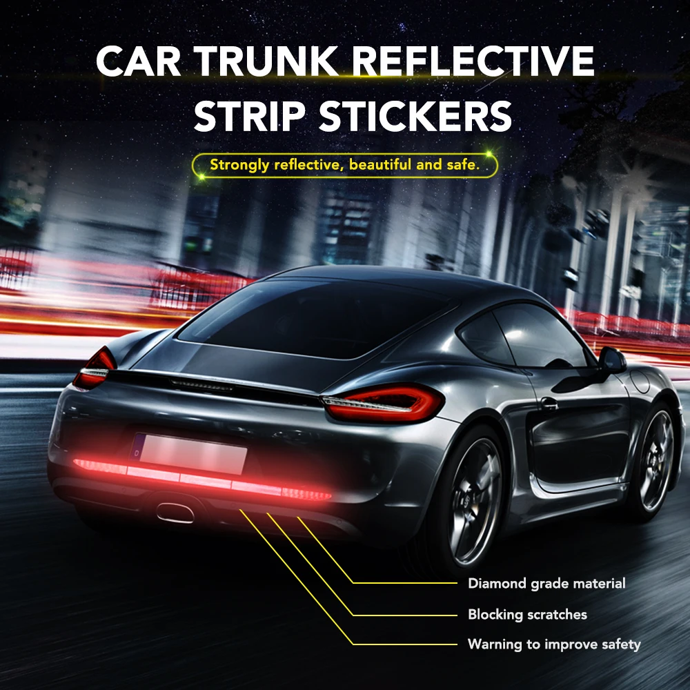 Наружная светоотражающая лента для кузова автомобиля, Светоотражающая ...
