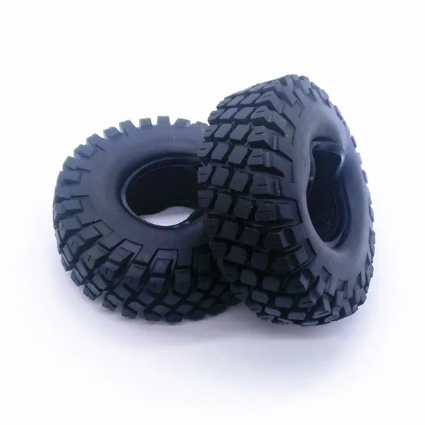 1PC 1.9 Inch Climbing Tire D114MM Rubber Wheel Tyre Soft Tires With ...