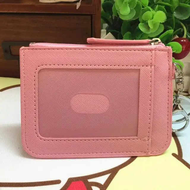 Kuromi Anime Zipper Coin Card Wallet - KawaiiMerch.com