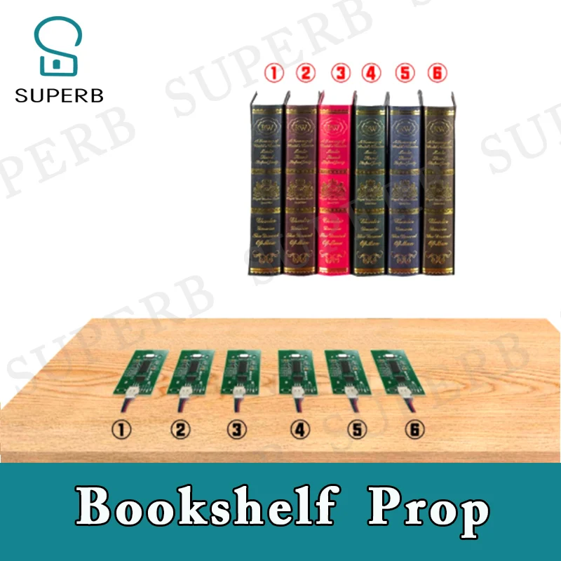 Escape game Book Escape room game Book prop put books to correct place ...