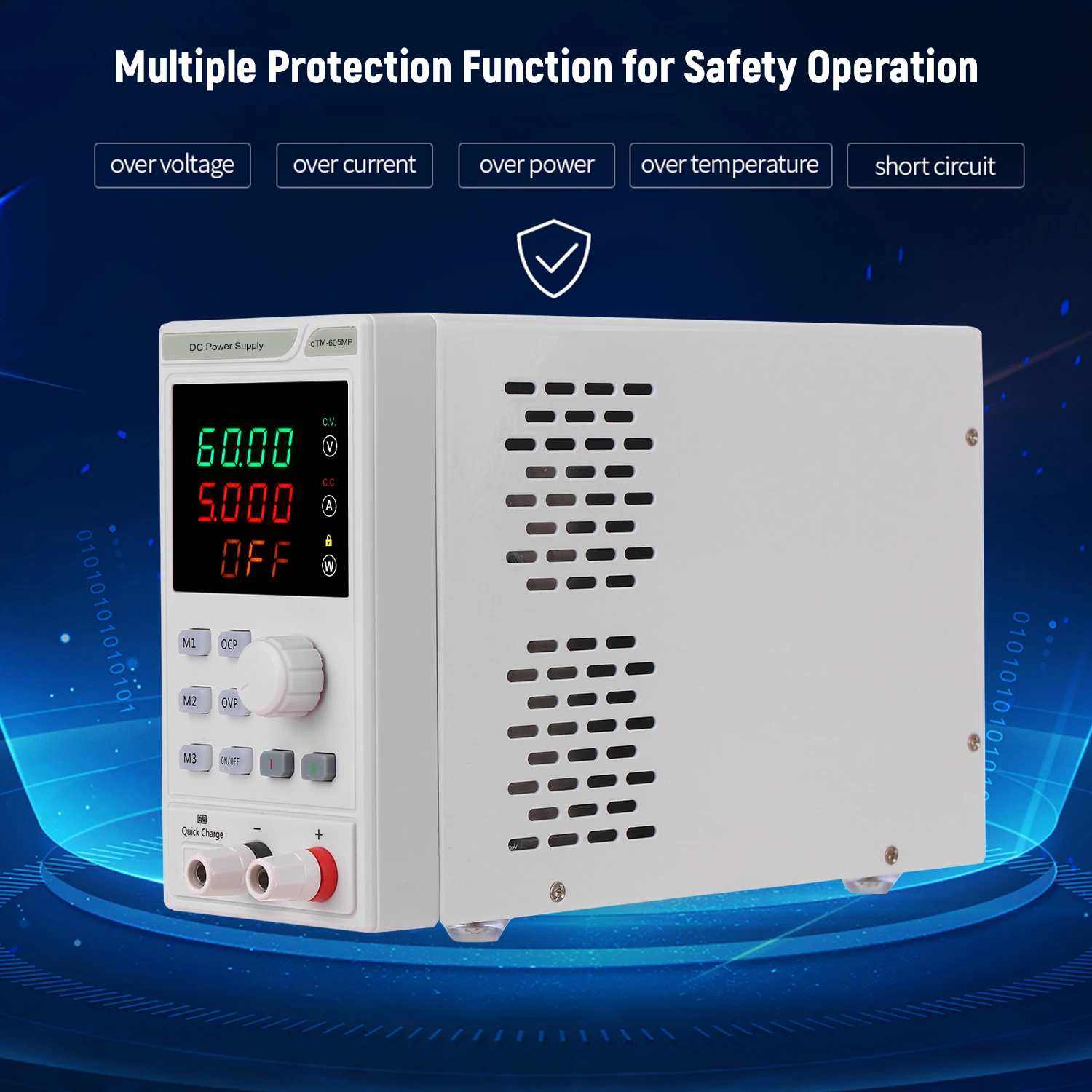 Professional 220 V 30V/5A 30V/10A Programmable Regulator 4 digit ...