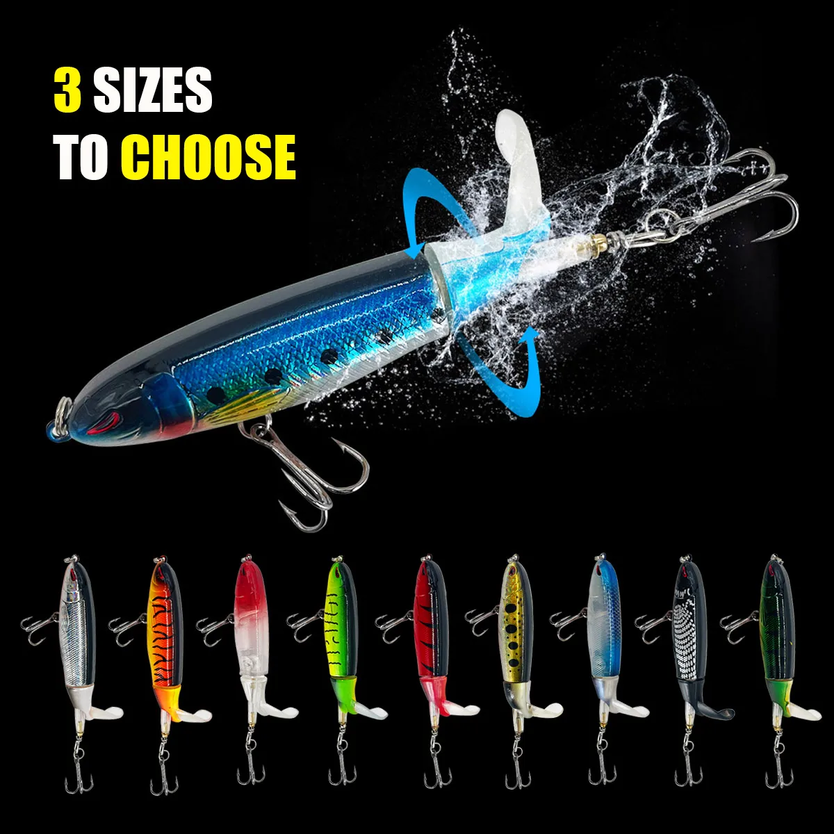Se-uelo-de-pesca-Topwater-cebo-Artificial-Whopper-Popper-Plopper-duro ...