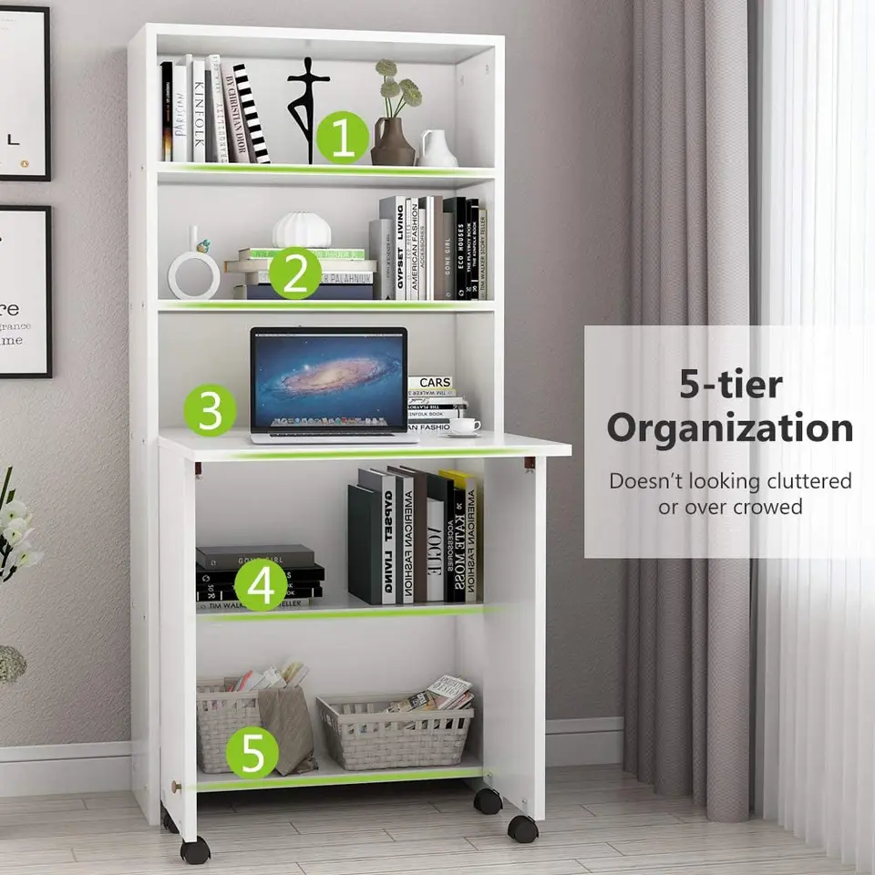 Fold Out Shelf - Pull Out Spice Rack Can Be Mounted Under Cabinet Or ...