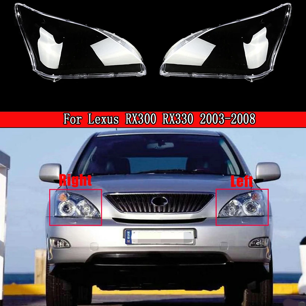 Headlamp Lens For Lexus RX300 RX330 2003 ~ 2008 Transparent Headlight ...
