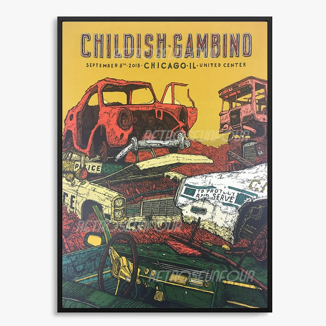 Childish Gambino Tour Poster