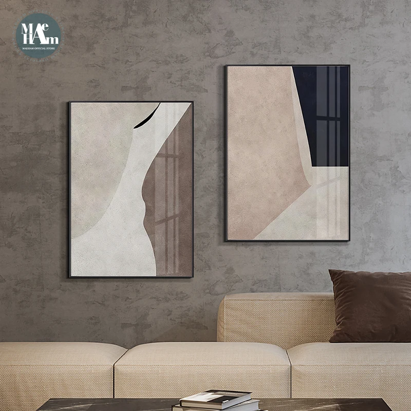 Creative Abstract Painting Canvas Texture | Pictures Minimalist Decor ...