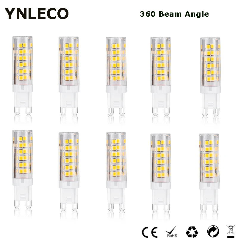 10pc G9 HA CONDOTTO LA Lampada 220V 230V 240V 5W LED G9 4000K 75LED ...