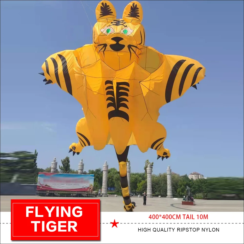 New Arrival Flying Tiger Kite 4*4m Soft Inflatable Kite Pilot - Kites ...