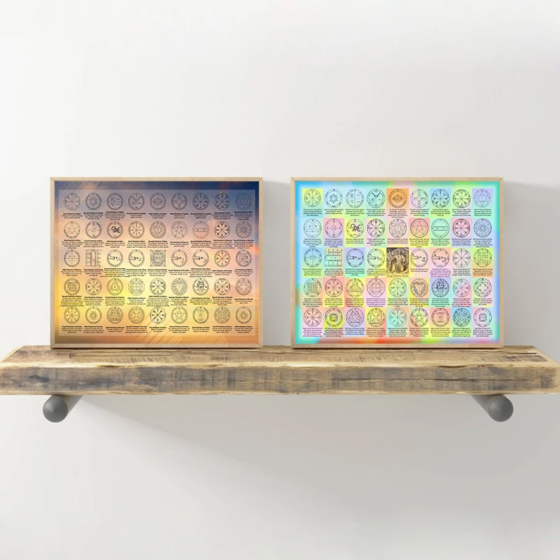 The-44-Seals-of-Solomon-Kabbalah-Poster-Canvas-Painting-King-Solomon ...