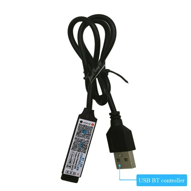 Mini RGB Bluetooth-compatible Controller Music LED Light Strip ...
