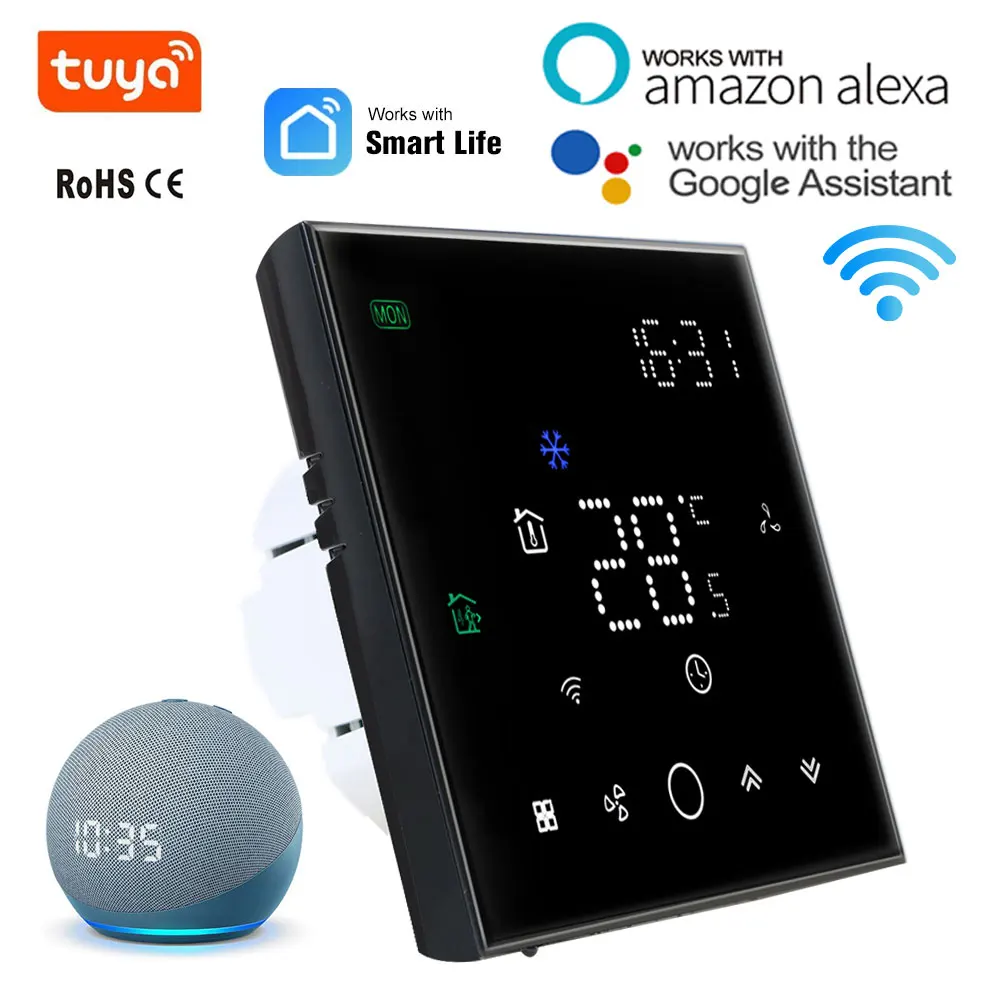 Smart-WiFi-Thermostat-Central-Air-Conditioner-Wireless-Temperature ...
