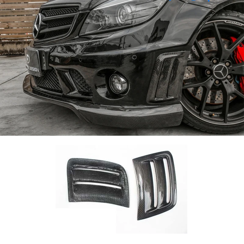 Углеродное волокно переднего бампера боковые воздушные крылья ...
