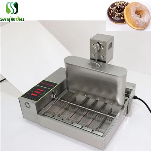 6 rows mini donut maker machine Donut Electric Frying machine automatic ...