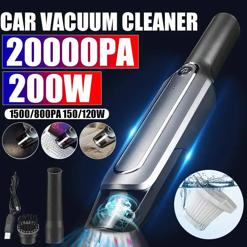 20000Pa-200W-Handheld-Wireless-Car-Vacuum-Cleaner-Powerful-Cyclone-Suction-Cordless-Wet-Dry-Car ...