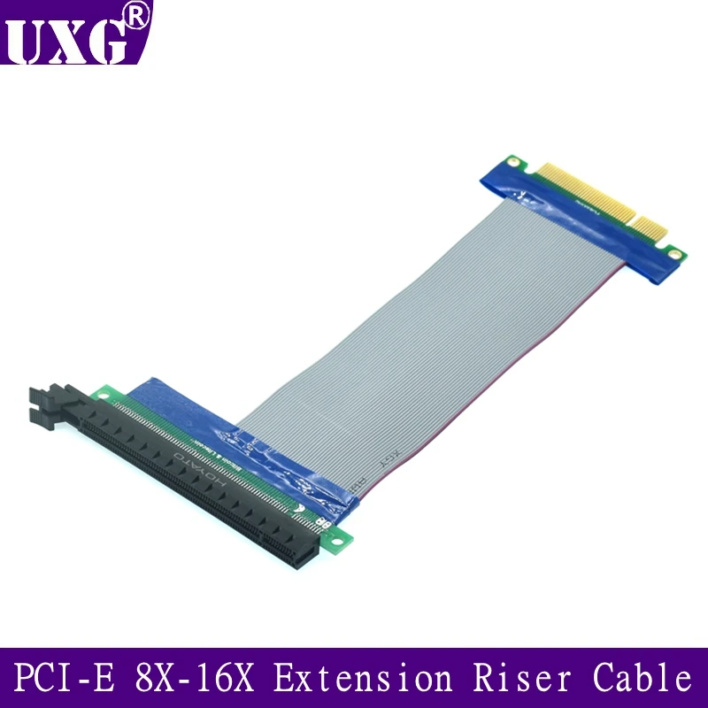 Pci Express Pcie Riser Card Extender Pci E 8x To 16x Slot Pci-e Riser ...