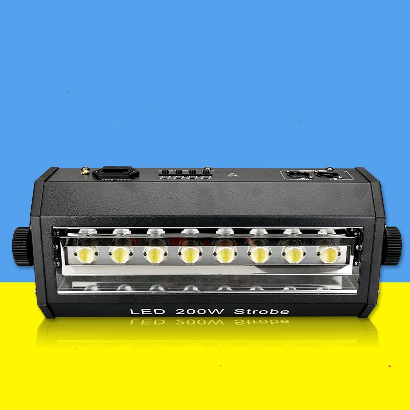 DMX-Disco-Lights-200W-LED-Strobe-Light-White-Color-LED-Stroboscopic ...
