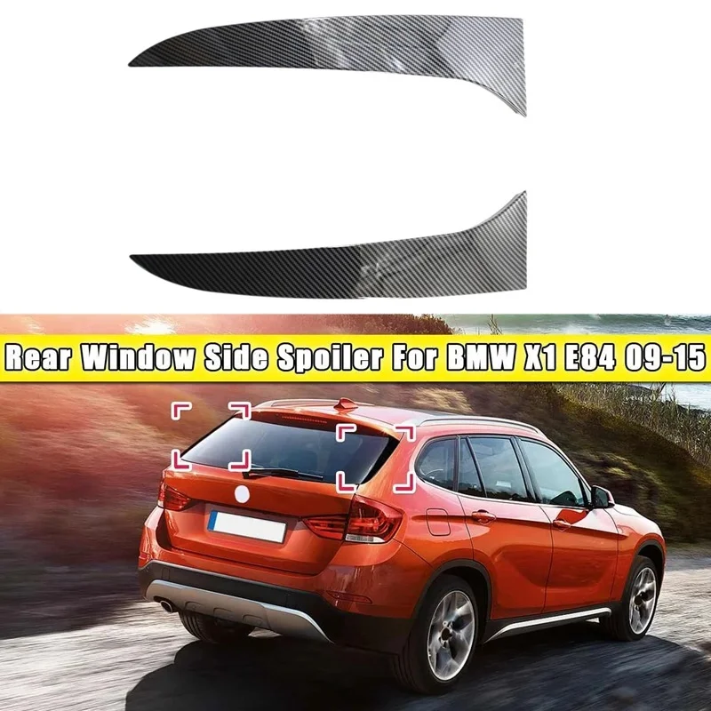 Rear Window Side Spoiler Canard Splitter for -BMW X1 E84 2009-2015 ...
