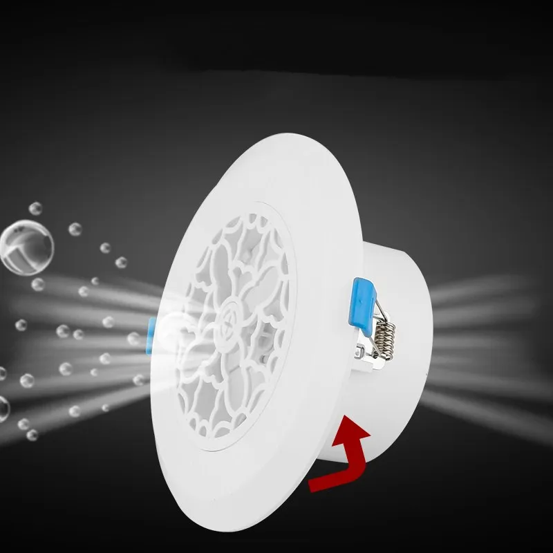 Adjustable Louver Air Vent Extract Valve Grille 75 200mm ABS Round ...