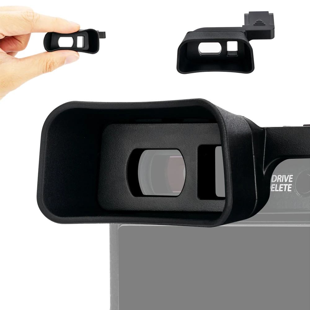 Soft-Silicone-Long-Cameras-Eyecup-Viewfinder-Eyepiece-Black-Upgrade ...