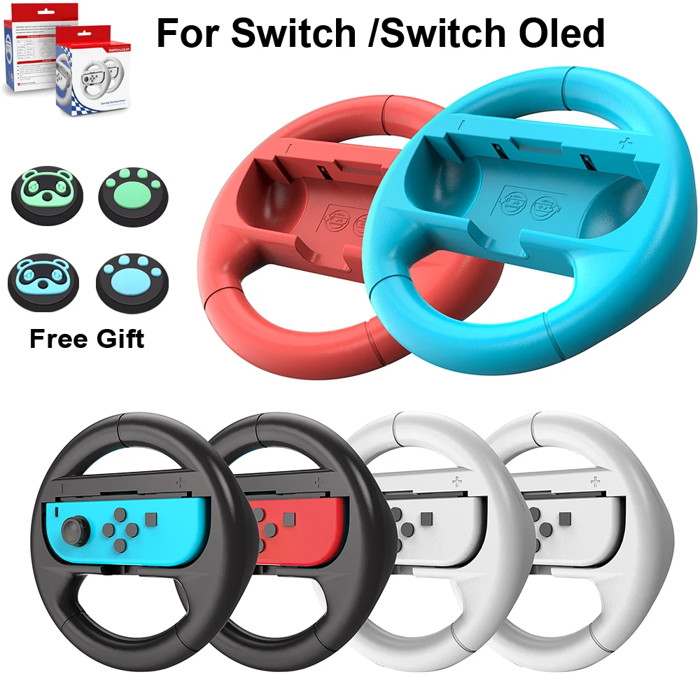 Oled Nintendo Switch Accessories | Racing Wheel Nintendo Switch - 2pcs ...