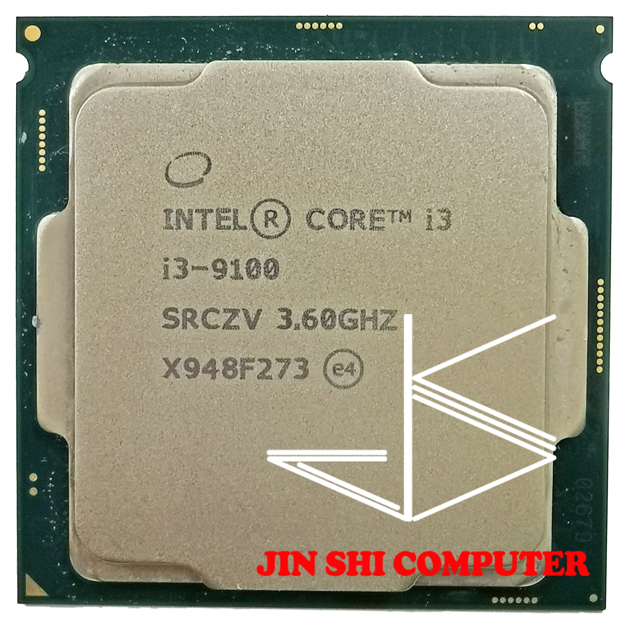 Intel Core I3 9100 3.6GHz Quad Core Quad ด้ายCPU 65W 6M ProcessorLGA ...
