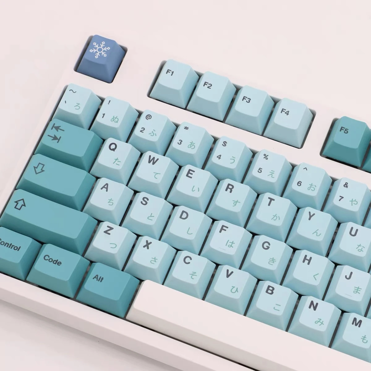 142 Keys Gmk Iceberg Pbt Keycap Cherry Profile Dye-sub Japanese English ...