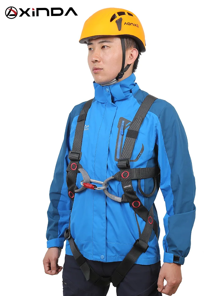 Xinda Outdoor Rock Climbing Harness High Altitude Rescue Full Body ...