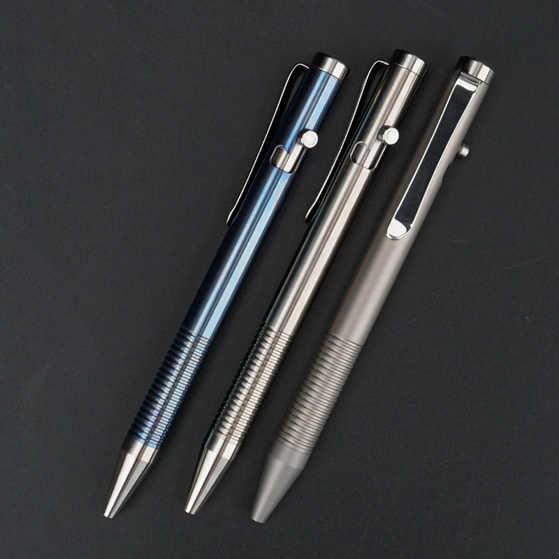 Titanium Alloy Ballpoint Pen Signature Portable Pen New Multicolor Pen ...