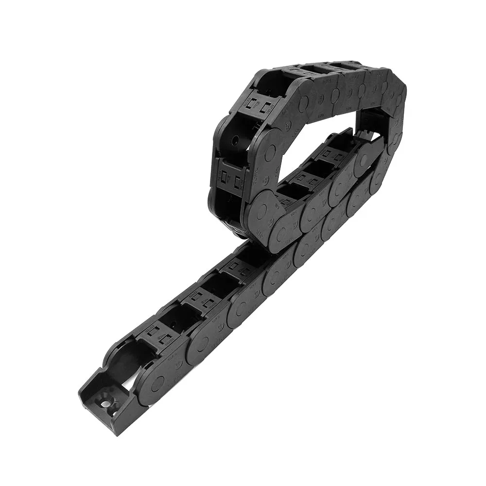 JFLO 1 Meter 25x25mm 40" Plastic Drag Chain Cable Wire Carrier Towline ...