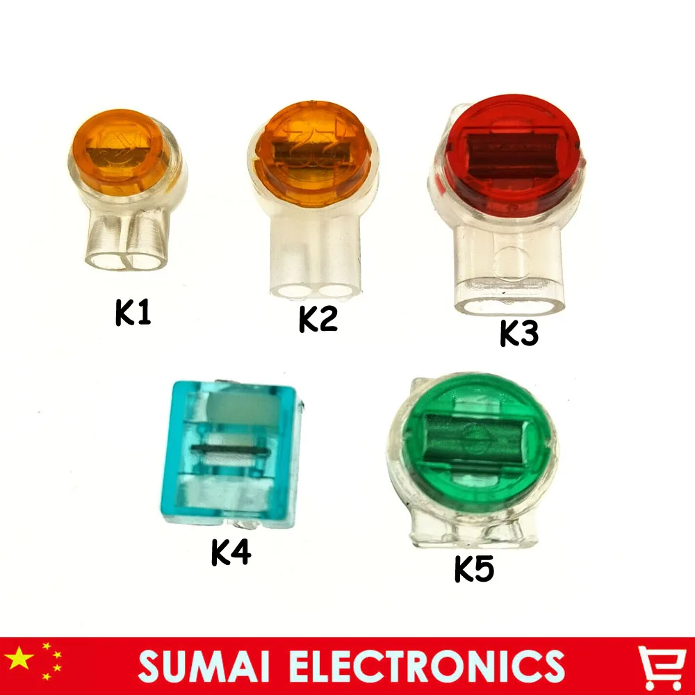 K1/k2/k3/k4/k5 K Series Wire Connector,5 Types K Network Cable Terminal ...
