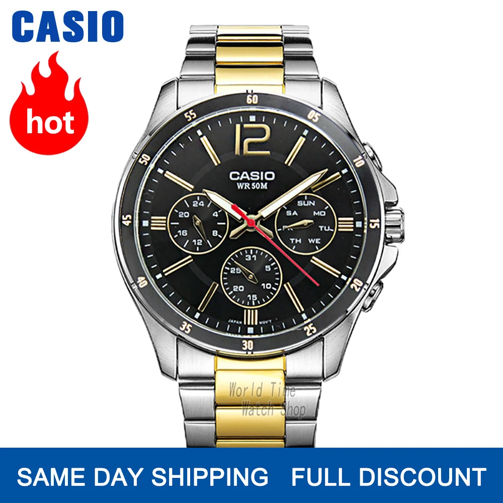 Casio watch men top brand luxury set quartz watch Waterproof men watch ...