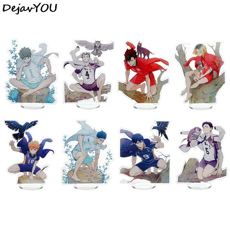 13cm Anime Haikyuu Figures Desk Plate Models Acrylic Stand Model Toys ...