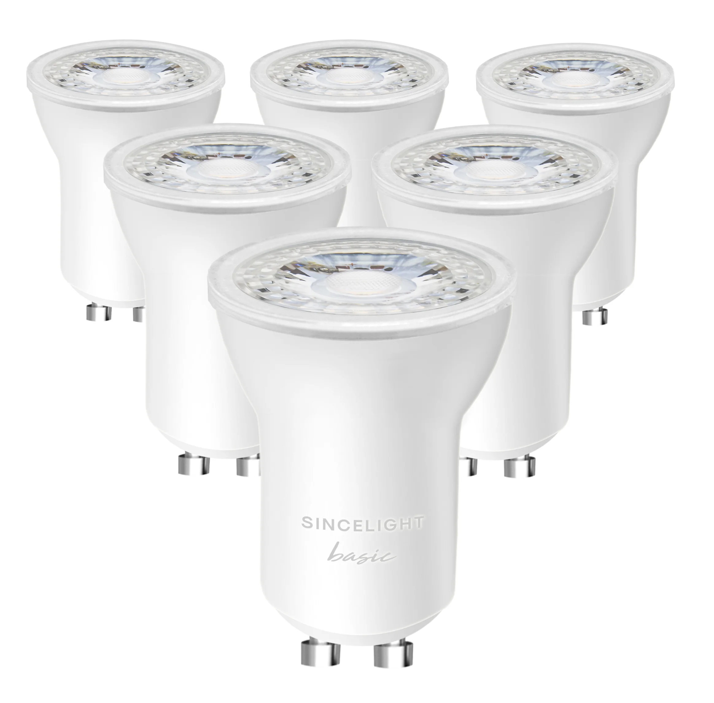 Pack of 6,Gu10 Base PAR11 LED Reflector Light Bulb with 3W,230V,2700K ...