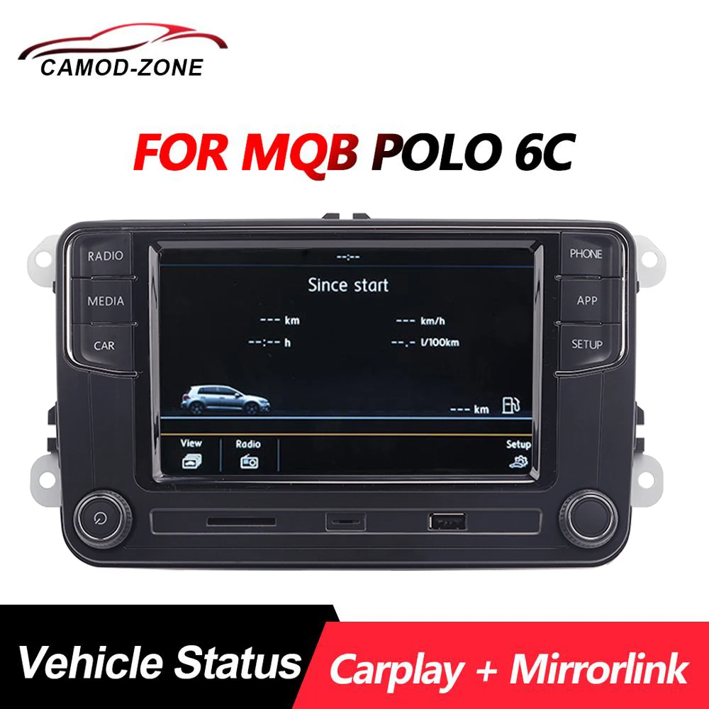 Carplay Mib Car Radio Mirrorlink Vehicle Status Only For Vw Mqb Polo 6c 280d Original Rcd330187b ...
