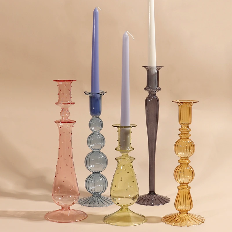 Candle-holders-decoration-home-Romantic-glass-candlestick-hydroponic ...
