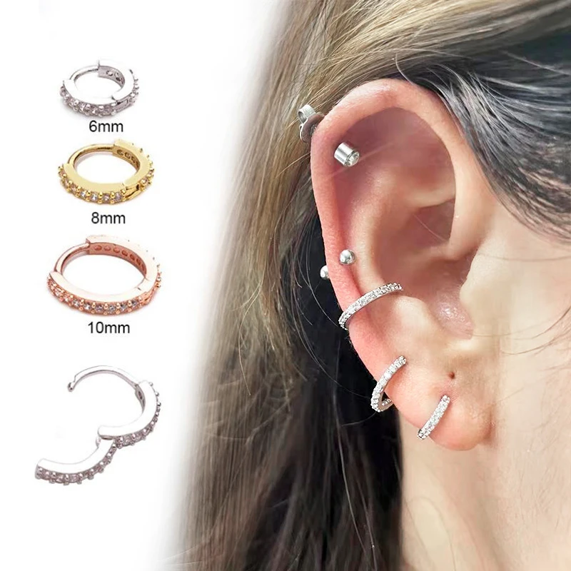 Ear Piercing Rook Hoop