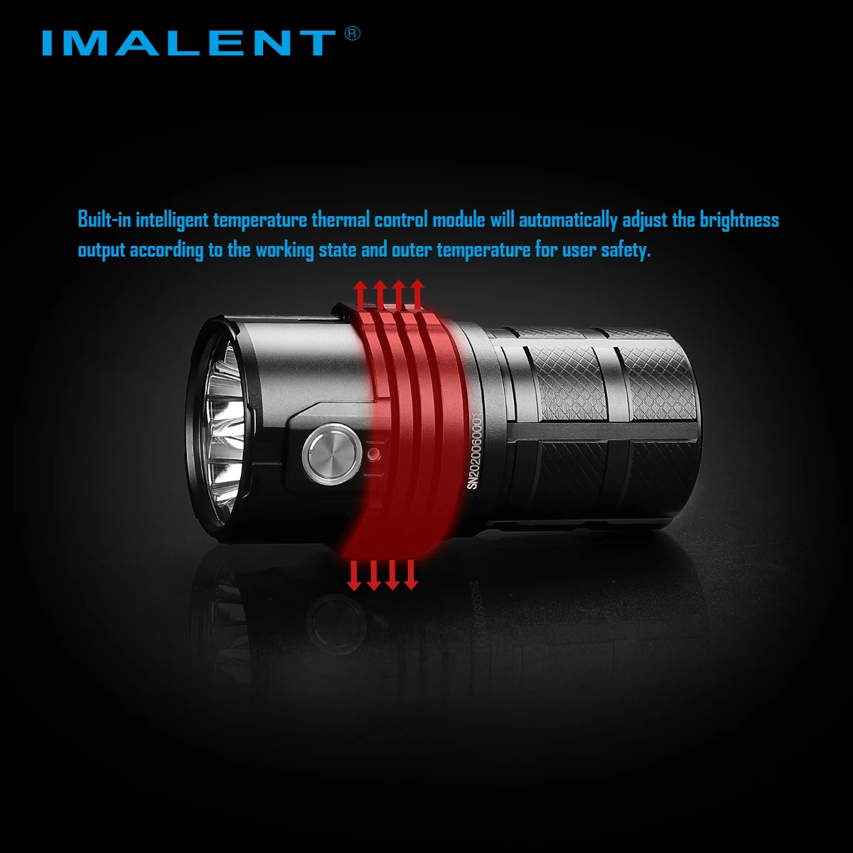 구조, 검색, 하이킹, 캠핑, 사이클링을 위한 IMALENT MS06 + MS03 LED 손전등 충전식 25000LM CREE ...