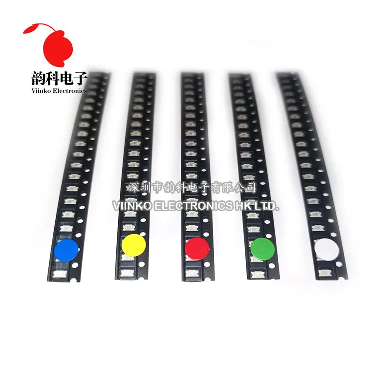 100pcs 1206 SMD LED 화이트 레드 블루 옐로우 그린 오렌지 따뜻한 화이트 핑크 퍼플 RGB 발광 다이오드|다이오드 ...