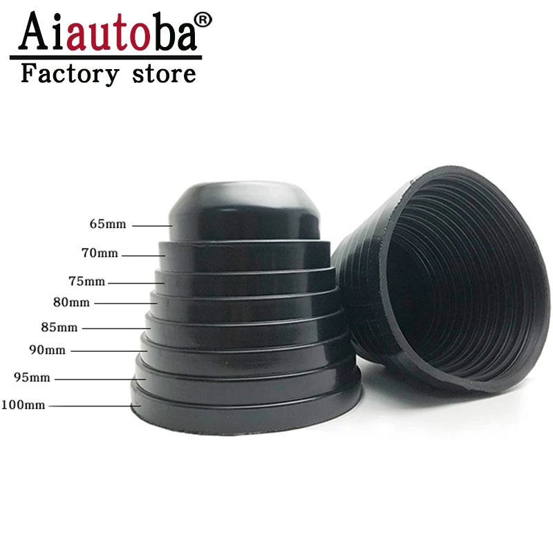 Universal LED Headlight Cap Seal Dust Seal Cover No More Drilling ...