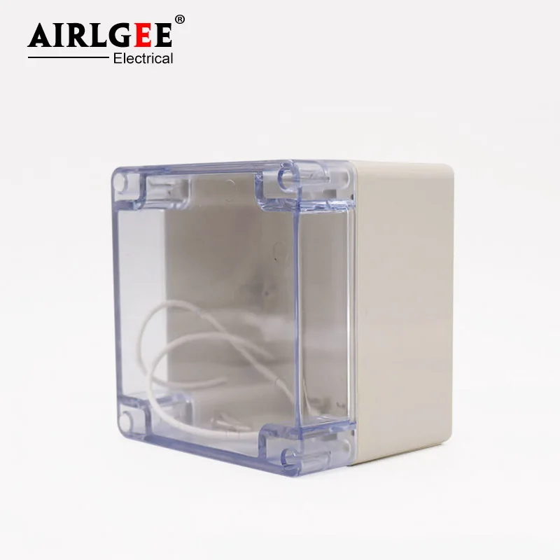 120 * 120 * 90mm IP65 plastic transparent cover plastic electrical ...