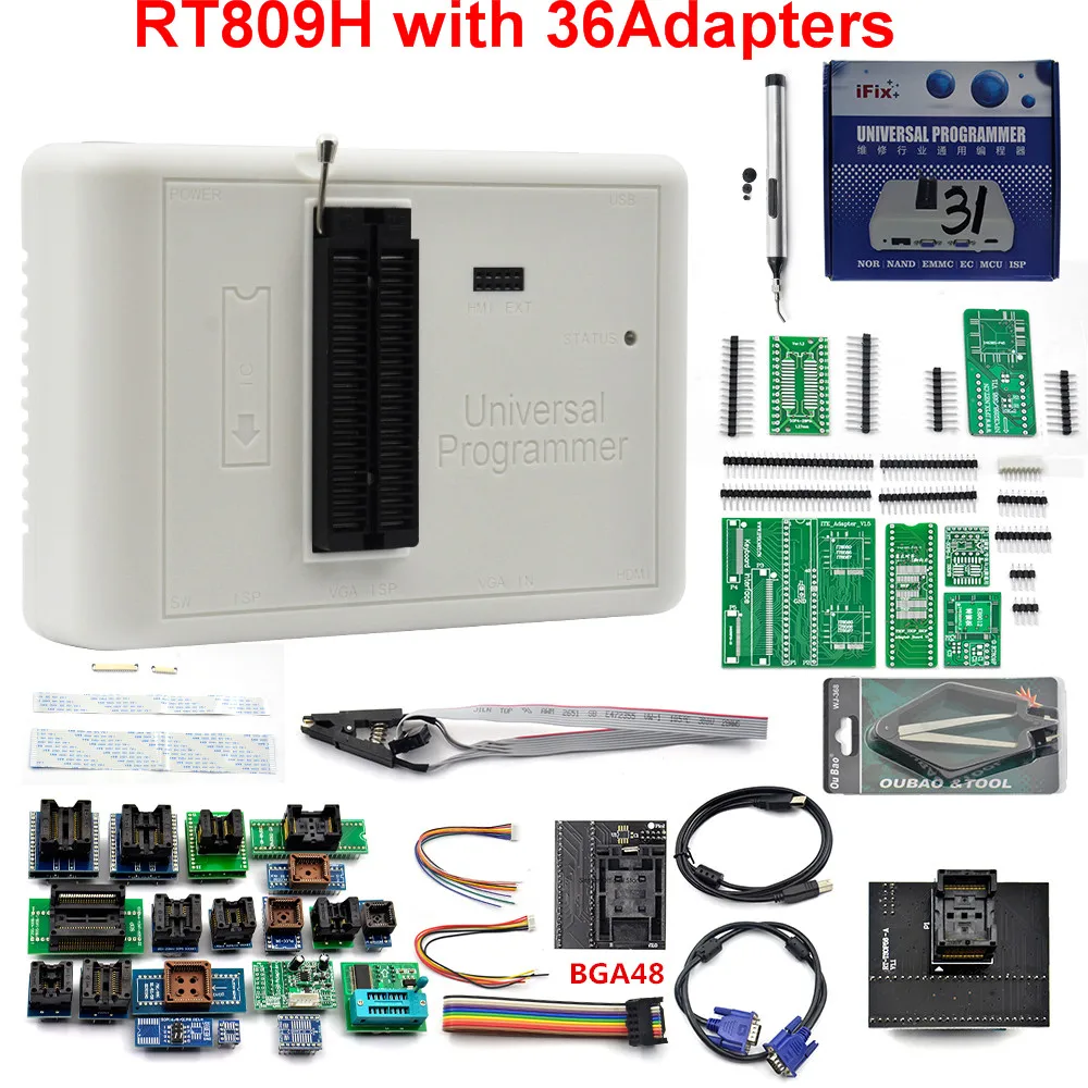 Free-Shipping-Original-RT809H-Universal-Programmer-EMMC-Nand-FLASH ...